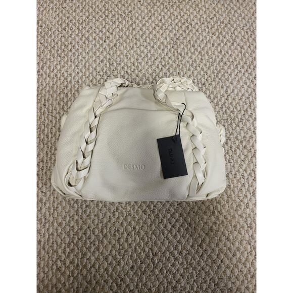 Desmo | Bags | Desmo Leather Bag Made In Italy Braided Handle Brand New ...